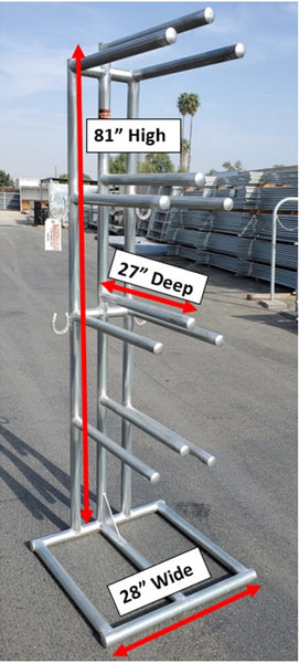 4-Tier Saddle Rack - Rarin To Go Corrals in Norco, Perris & Temecula CA